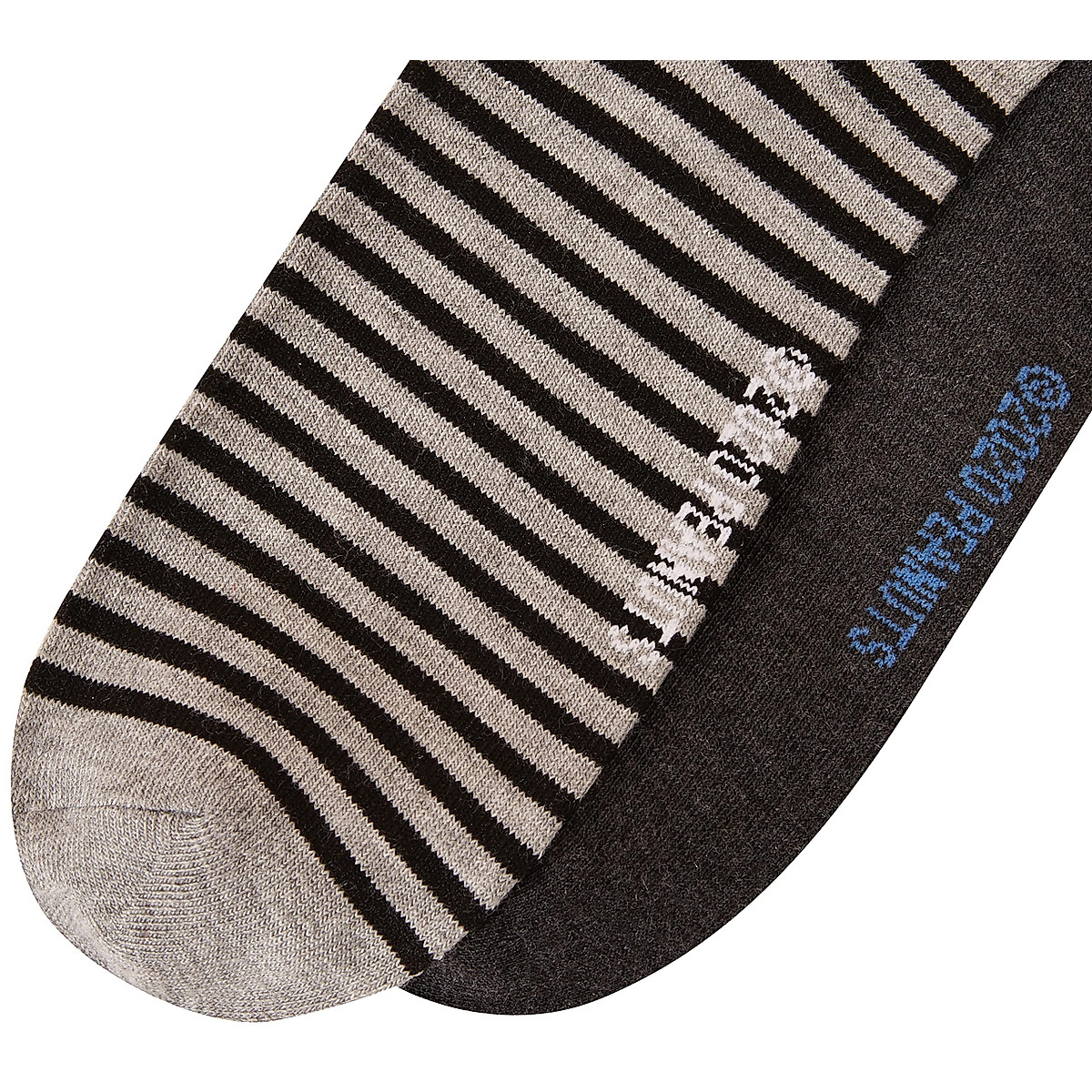 Peanuts Mens 2 Pack Crew Casual Sock, Grey, 10-13 US