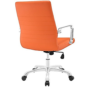Modway MO-EEI-1534-ORA Finesse Mid Back Office Chair, Orange