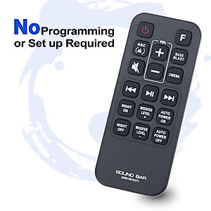AKB74815371 Replacement Remote Fit for LG Wireless Sound Bar SK3D (SK3D, SPH4B-W) SK4D (SK4D, SPH4B-W) SJ4