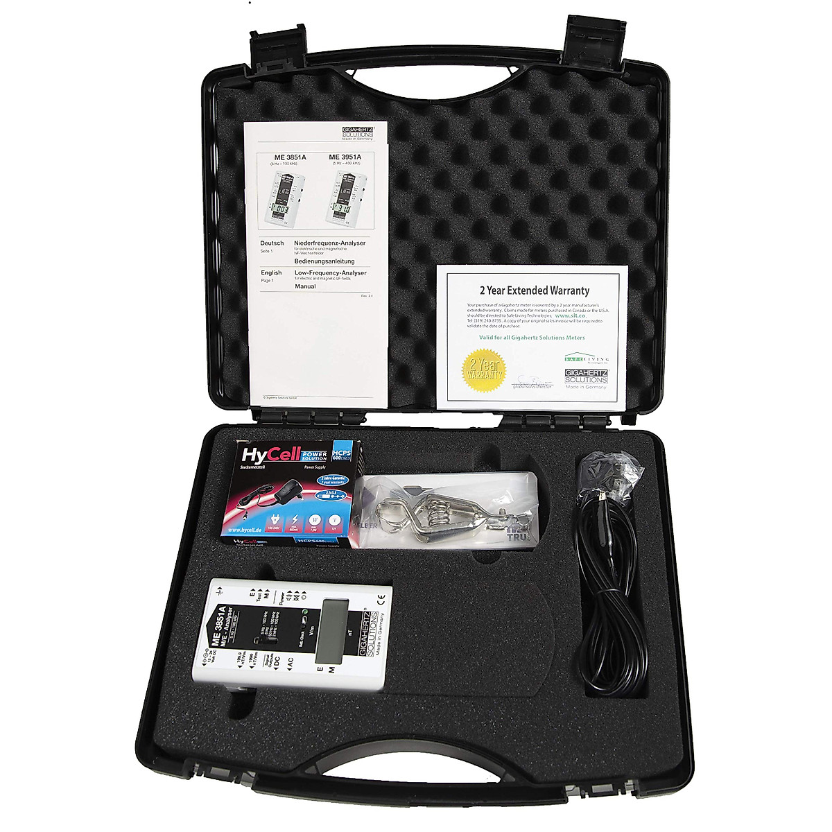 GIGAHERTZ SOLUTIONS ME3851A Professional EMF Meter 5Hz - 100kHz with Frequency Filter