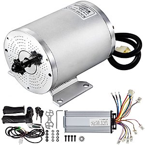 BestEquip Brushless Motor Kit,2000W 48V 42A 4300RPM High Speed Electric Scooter Motor,with Mounting Bracket,Speed Controller Bicycle Motorcycle Mid Drive Motor
