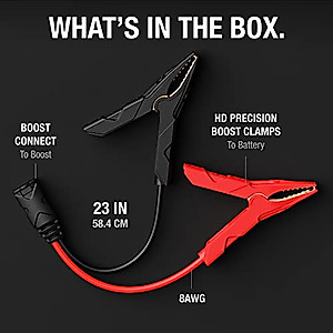 NOCO GBC003 Boost HD Precision Battery Clamps for GB20, GB40, GB50, and GBX45 UltraSafe Lithium Jump Starters