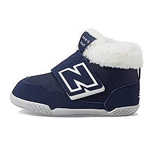 New Balance Baby Boys New-B Boot V1 Hook and Loop Sneaker, Natural Indigo/Rain Cloud/Sea Salt, 4 Wide Infant
