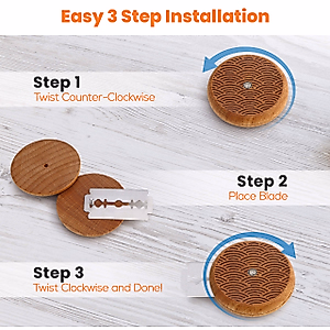 Letheva UFO Bread Lame Cutter, for Scoring Homemade Dough, Great Gift for Artisan Bread and Baguette Makers, Our Scorer Includes 10 Replaceable Razor Blades, Must Baking Tool for Bread Baking