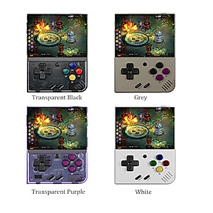 Miyoo Mini Plus Retro Handheld, Funny Game Console with 3.5 Inch IPS Display and Preload Games, Portable Game Player Support Onion OS, Built-in Multi-emulations (Grey)