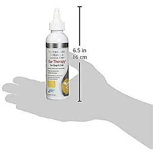 Veterinary Formula Clinical Care Ear Therapy, 4 oz. – Medicated Ear Drops to Help Relieve Bacterial and Fungal Infections in Dogs and Cats – Cleans and Deodorizes – 3 Pack