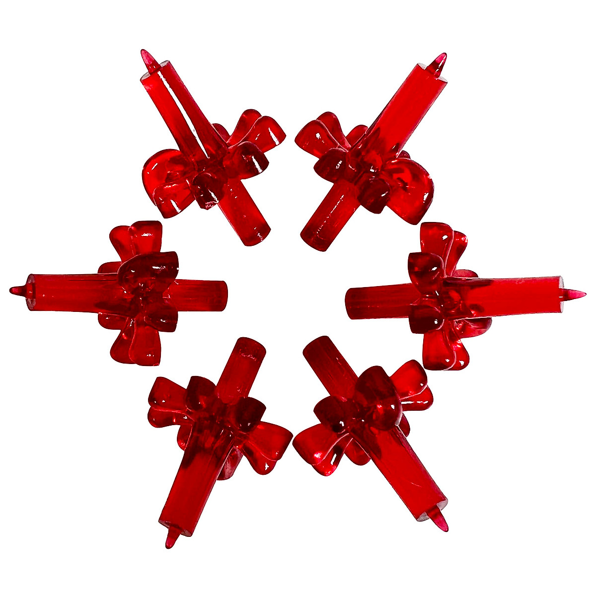 National Artcraft® Candle Blossom Ceramic Christmas Tree Lights - Red (90 Pcs)