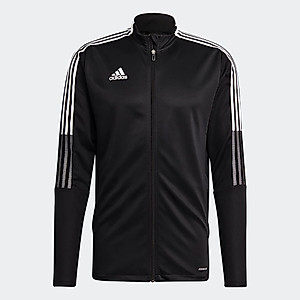 adidas Men's Tiro 21 Track Jacket, Black, Large