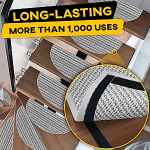 Hook and Loop Tape Roll with Heavy Duty Adhesive Industrial Strength Easy to Cut, Strong Hook and Loop Strips with Sticky Back, Black 1 Inch x 30 Feet