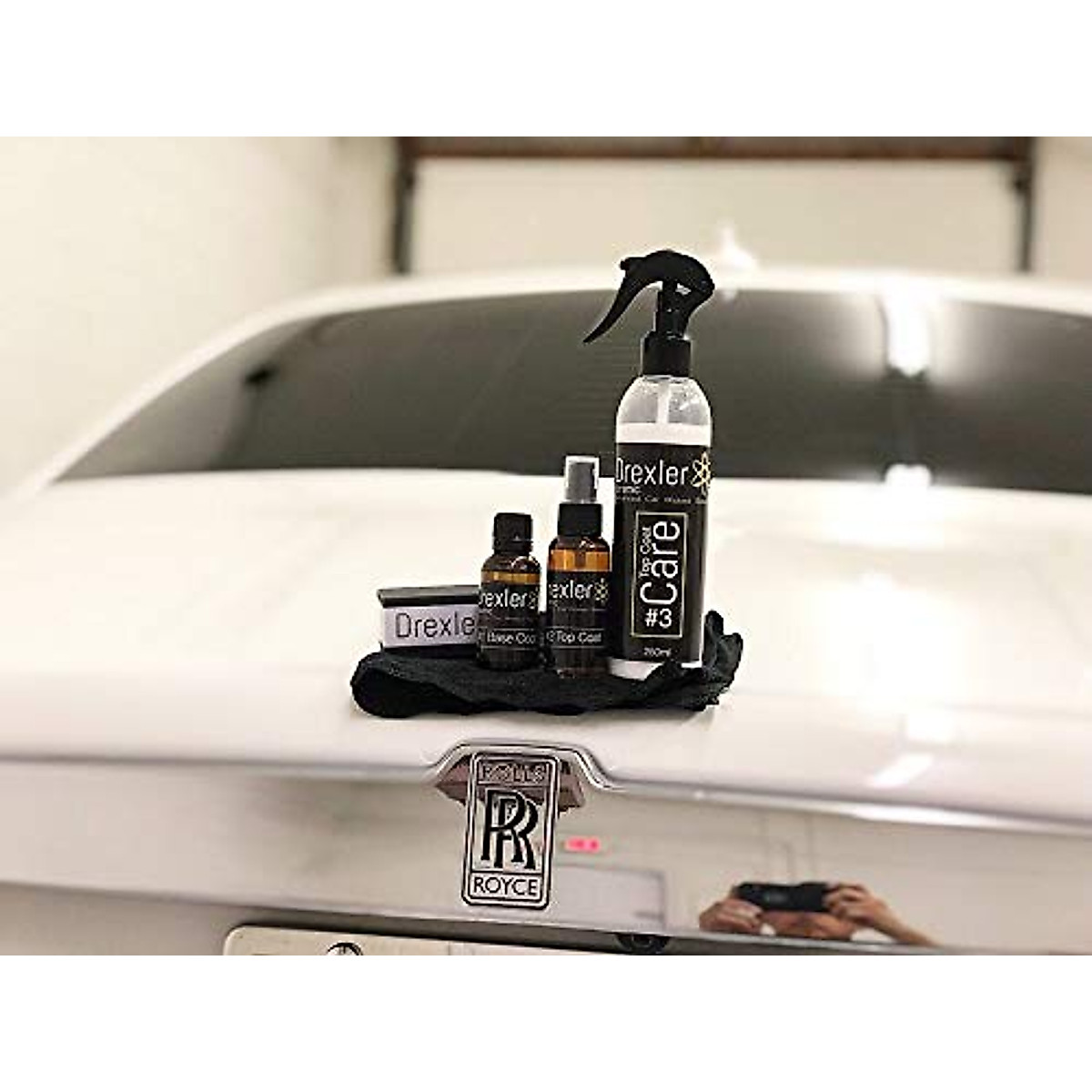 Drexler Ceramic Spray for Cars - CARE Coat 235ml - 8oz Professional Grade High Shine Finish Hydrophobic Sealant Coating Car Reload