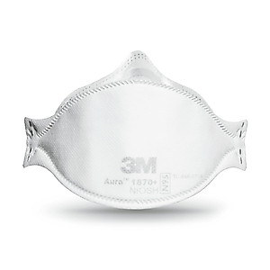 3M Aura Particulate Respirator, 1870+, 1870Plus, NIOSH, N95, Bulk Case of 440