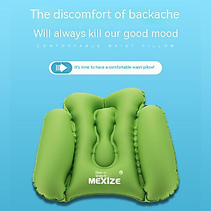 FaanAs Lumbar Support,Non-Slip Sciatica & Back Coccyx TailbonePain Relief Chair Pad, PillowLumbar Travel Pillow for Airplane Back Support for Chair and Travel Seat Lumbar Support