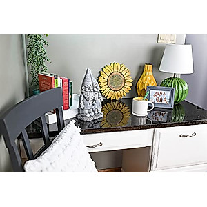 NAT & Jules Married Gnome Couple Aged Cement Hue 12 inch Resin Garden Statue