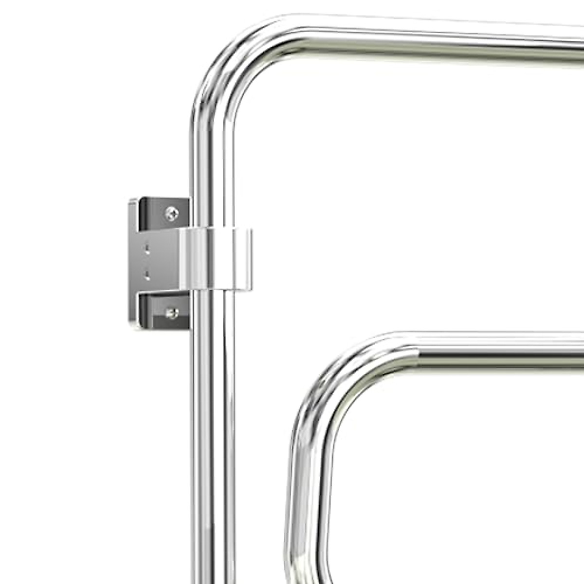 WarmlyYours 4-Bar Elements Towel Warmer, Plug-in, Polished Chrome