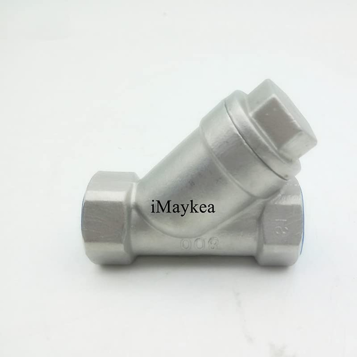 iMaykea 1/2" 3/4" 1" 1.5" 2" 3" BSP Female Thread Stainless Steel 304 Strainer Booster Pump Inline Y Filter 80 Mesh (1.5" DN40)