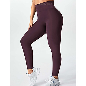 YEOREO Amplify Leggings for Women Seamless Scrunch Leggings Butt Lifting Gym High Waisted Athletic Leggings