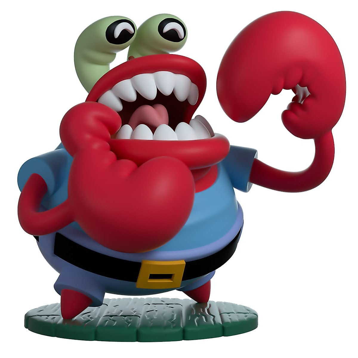 Youtooz Choking Mr Krabs Vinyl Figure, 3.6" Youtooz Spongebob Collectible Official Mr. Krabs Figurine from Spongebob Squarepants - Youtooz Spongebob Squarepants Collection