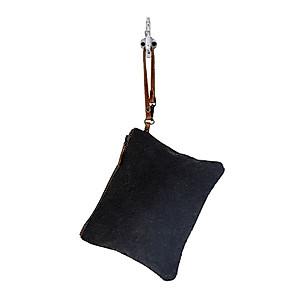 Myra Bag Hope Pouch Upcycled Cotton & Leather S-2914
