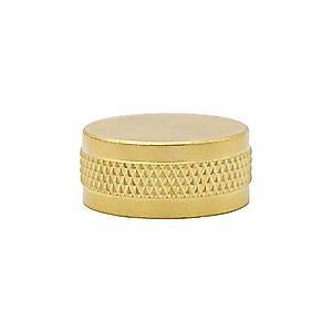 HYDRO MASTER 0712901 Brass Garden Hose Cap, 2 Pack of Solid Brass,3/4 Inch Garden Hose Thread Female End.