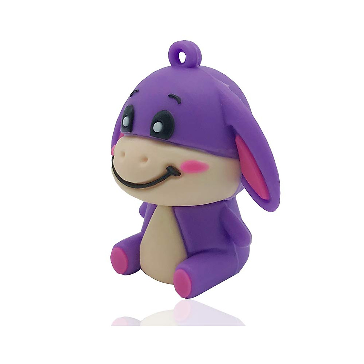 Novelty Eeyore Shape Design 32GB USB 2.0 Flash Drive Cute Memory Stick Stitch Thumb Drive Data Storage Pendrive Cartoon Jump Drive Gift