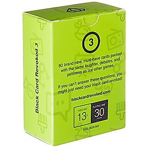 Black Card Revoked: Third Edition - Black Culture Trivia Game as Seen in Target and on B.E.T | Laugh Out Loud Card Game for Adults | Fun for The Cookout, Game Night & All of The Holidays