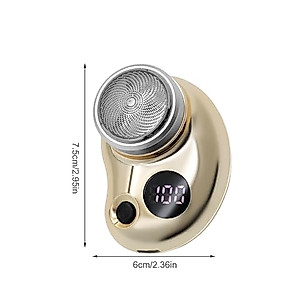 Mini Razor, Daily Shaving Razor, Electric Shaver, Portable Wet Dry Face Razor, Rechargeable Small Facial Shaver, Mens Grooming Kit, Mens Rotary Shavers, Women Epilator, Razor Kit for Men Home Travel