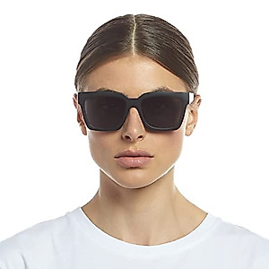 Le Specs Women's Weekend Riot Sunglasses, Matte Black, One Size