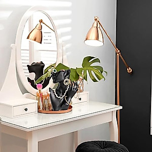 SOUJOY Jewelry Mannequin Stand Set, Earring Display with Hand, Resin Bust Holder Organizer for Show Jewelry, Necklace, Earrings, Rings