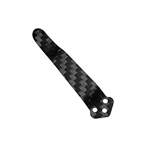 Qtcial 2 Pack Carbon Fiber Pocket Clip Fits For Spyderco PM2 Manix Delica，C81, C149, C11, C10, C41, C223, C101, C95, C90 And More, Premium Custom-made Pocket Clip with 6 Pieces Screws, Black