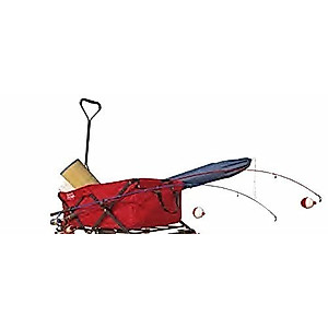 Creative Outdoor Push Pull Hauler Wagon for Kids, 200lbs Weight Capacity, All-Terrain Collapsible and Portable Folding Cart for Cargo, Beach, Park, Garden, Camping & Tailgate