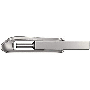 SanDisk Ultra Dual Drive Luxe USB Type-C 256GB Flash Drive for Smartphones, Tablets, and Computers - High Speed USB 3.1 Pen Drive (SDDDC4-256G-G46) Bundle with (1) Everything But Stromboli Lanyard