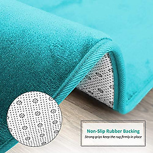 Clara Clark Bathroom Rugs, Ultra Soft Non Slip and Absorbent, Set of 2 Memory Foam Bath Mats.