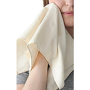 Nawrap 100% Organic Cotton, Face Towel, Ivory