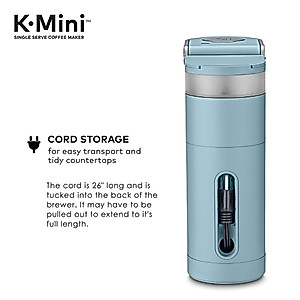 K-Mini® Single Serve Coffee Maker, Dreamy Blue