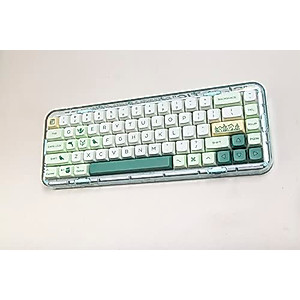 Cmokifuly Botanical Keycaps XDA Profile Keycaps Custom Keycaps for Mechanical Keyboard,144 Keys Set PBT Keycaps Dye Sublimation Keycaps (Botanical Garden)