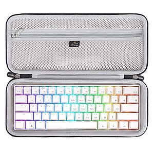 Aproca Hard Storage Protective Travel Case, for RK Royal KLUDGE RK61 / Razer Huntsman Mini/Keychron K7 Ultra-Slim Wired 60% Mechanical Gaming Keyboard