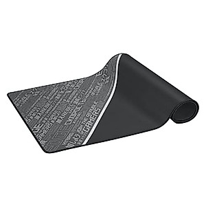 ASUS ROG Sheath Black Mouse Pad | Extra-Large Gaming Surface Mouse Pad | Pixel Precise Tracking | Anti-Fray Stitched Edges and Non-Slip Rubber Base (35.4 x 17.3 inches)