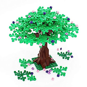 Tree Building Sets Block Toys Garden Park Trees and Plants Flowers Classic Botanical Accessories Bricks for Kids Tight Fit with Major Brands