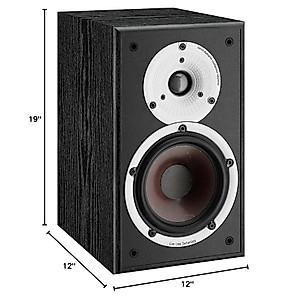 DALI Spektor 2 Compact Speakers - Black Ash (Pair)