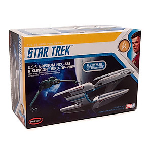 Polar Lights Star Trek: USS Grissom and Klingnon BoP 1:1000 Scale Snap Model Kit (POL957M)