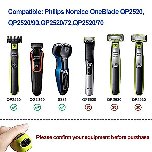 4.3V 70mA Electric Shaver Charger for Philips A00390, for Philips Norelco Oneblade QP2520, QP2520 / 90, QP2520 / 70, QP2520 / 72, Grooming Trimmer Razor Power Adapter Power Supply Cord