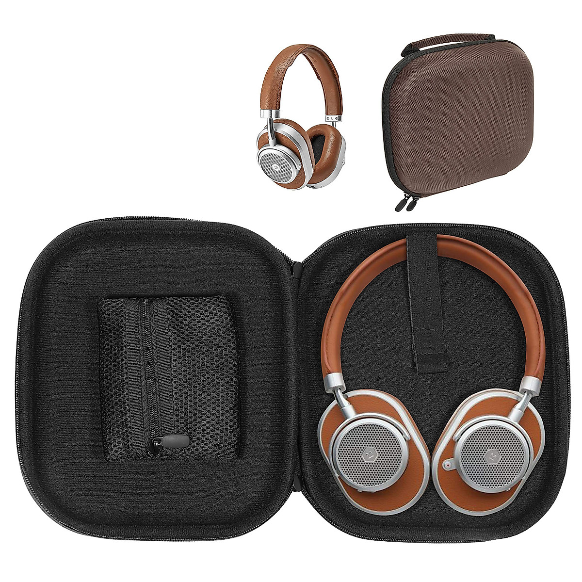 CaseSack Case for ATH-M50X, ATH-M50, ATH-MSR7GM, MSR7NC, MSR7BK, ANC7/9/29, ESW9, ESW10, ES88, WS77, Live 2; Plantronics BackBeat PRO 2; SONY MDRXB950, XB650, XB770, XB920, XB900, 10RBT