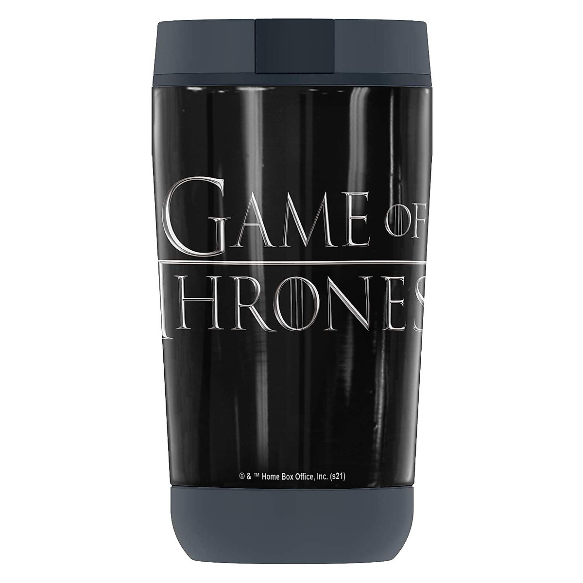 THERMOS Game of Thrones Iron Throne Metallic Photo GUARDIAN COLLECTION Stainless Steel Travel Tumbler, Vacuum insulated & Double Wall, 12 oz.