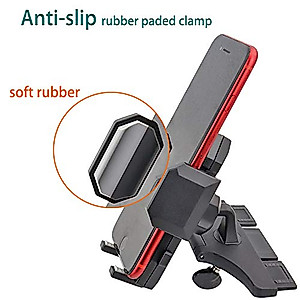 Kolasels Universal CD Slot Phone Mount, Car Cell Phone Holder with One Hand Operation Design for iPhone 11/Xs/Xr/X/8 Plus/8/7/6, Samsung Note 10+/10/9/8/7, HTC, LG and More 3.5-6.5 inch Cell Phones