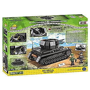 590 Pcs Historical Collection WWII /2548/ Flakpanzer Iv Wirbelwind