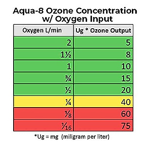 Aqua-8 Water Ozone Generator, up to 800 mg/h, High-Capacity Ozone Machine, Home Ozone Generator for cleaning fruits, fish tanks, vegetables