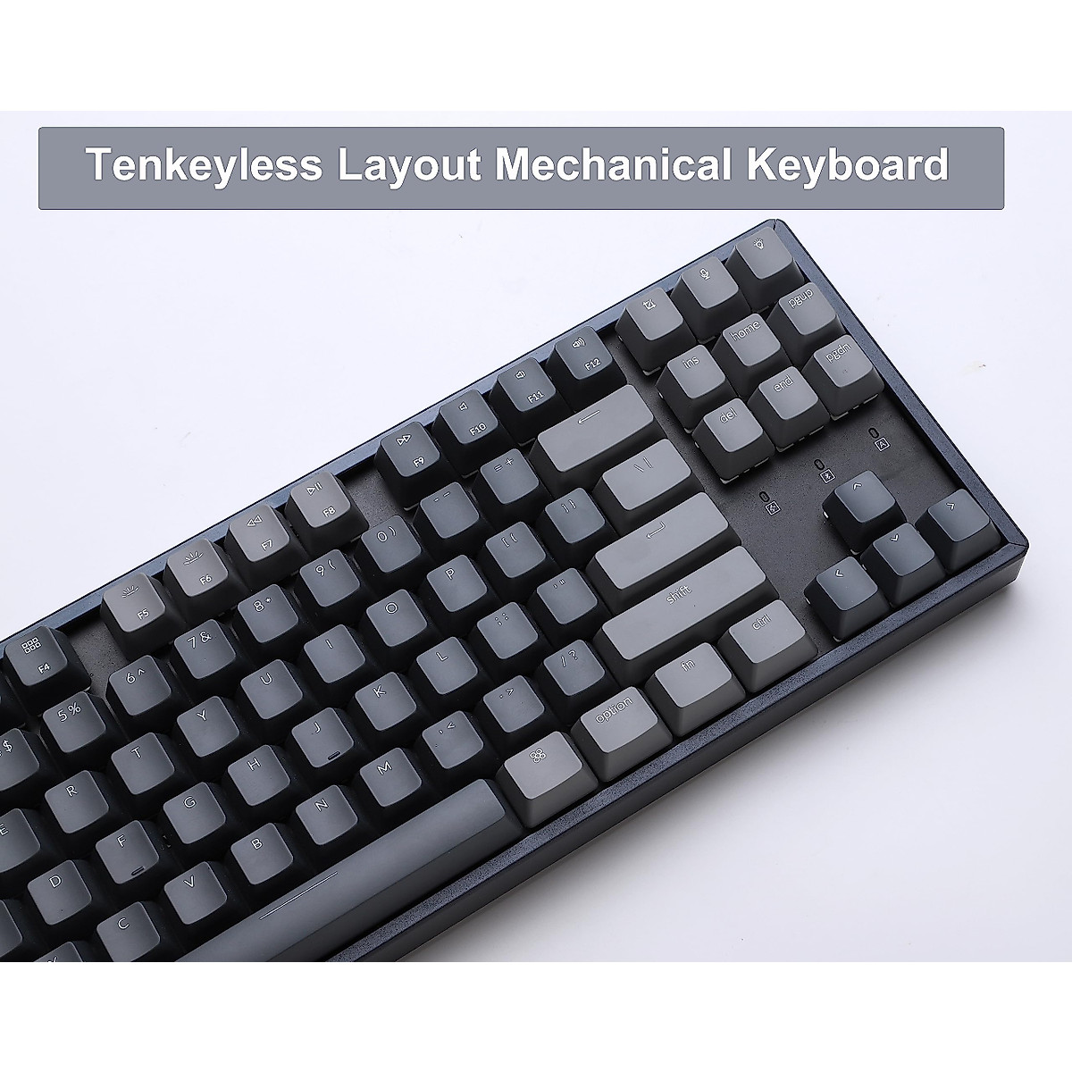 Keychron K8 87 Keys Wireless Mechanical Keyboard, 80% Layout Bluetooth TKL Tenkeyless RGB Backlight with Gateron G Pro Brown Switch Aluminum Frame USB-C Wired Gaming Keyboard for Mac Windows