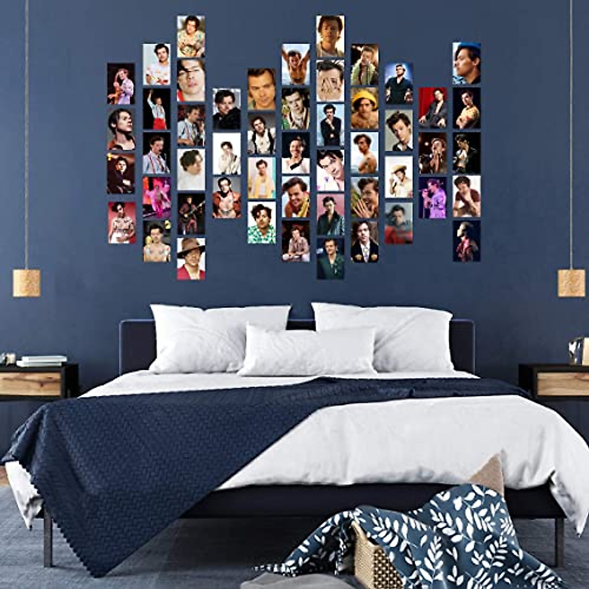 LIYA 50 PCS Harry Styles Aesthetic Wall Collage Kit - 4x6 inch - Harry Styles Poster, Harry Styles Merch, Trendy Poster Wall Art Wall Decor for Teen Boys Girls Women Room Bedroom Dorm Dormitory Merh Merchandise Birthday Gifts by LIYA Design Prints (Harry
