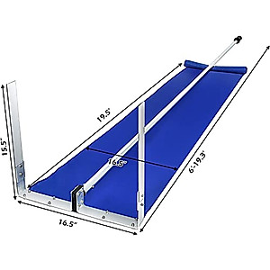 Goplus Snow Roof Rake, Aluminum Snow Removal Tool w/ Extendable Handle and Sturdy Snow Slide for Removing Snow, Wet Leaves