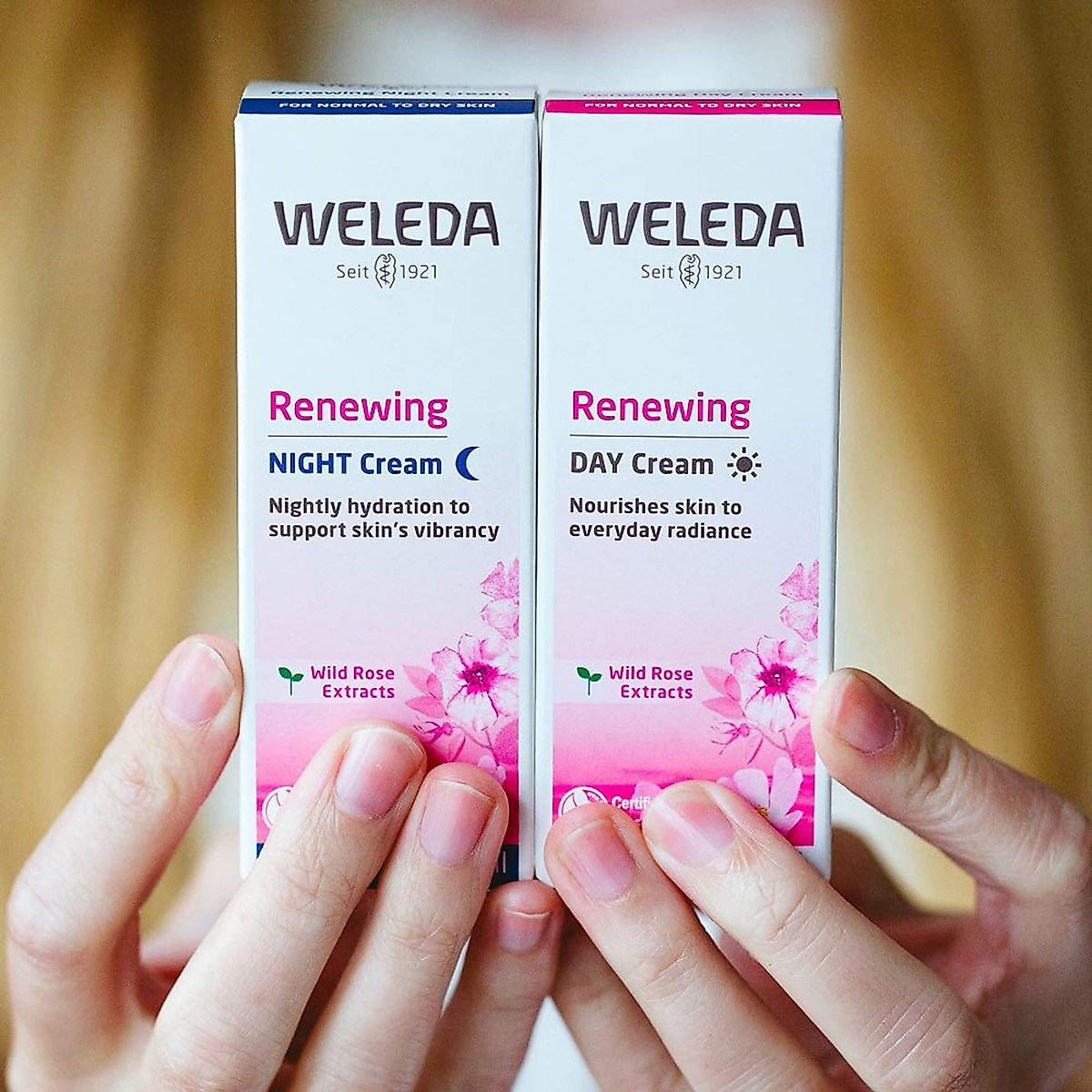 Weleda Renewing Night Face Cream, 1 Fluid Ounce, Plant Rich Moisturizer with Wild Rose, Peach Kernel and Sweet Almond Oils